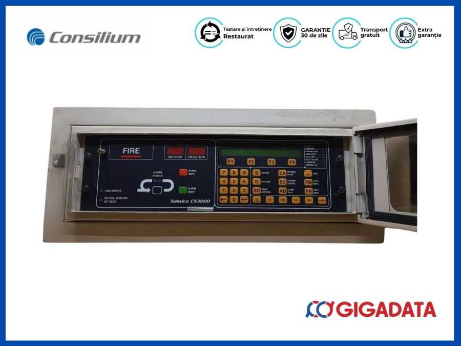 CONSILIUM SALWICO CS3000 FIRE ALARM SYSTEM CONSILIUM CS3000