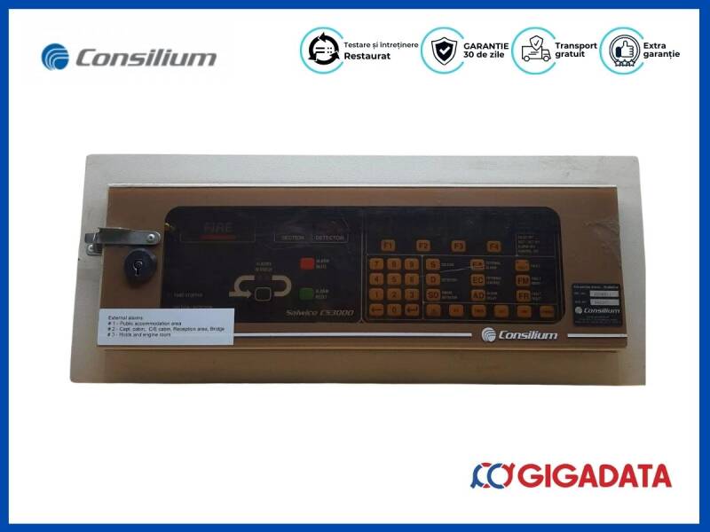 CONSILIUM SALWICO CS3000 FIRE ALARM SYSTEM CONSILIUM CS3000